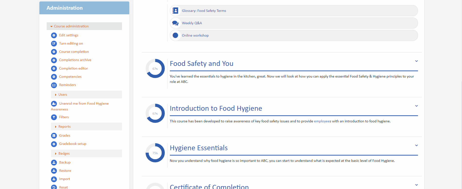 Totara - Course Reminder