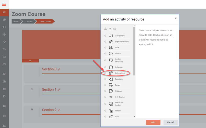 Zoom LTI Pro for Moodle
